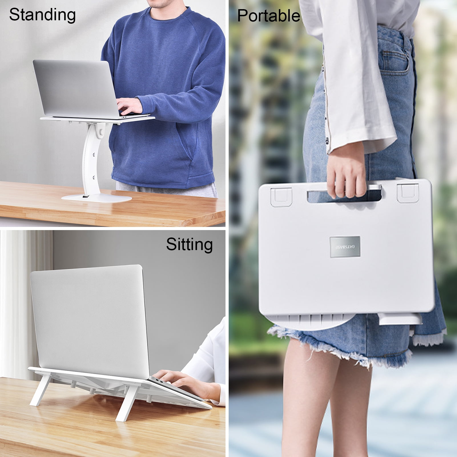 Sarkoyar Flexible Laptop Desk Portable PC Protect Your Eyesight ...