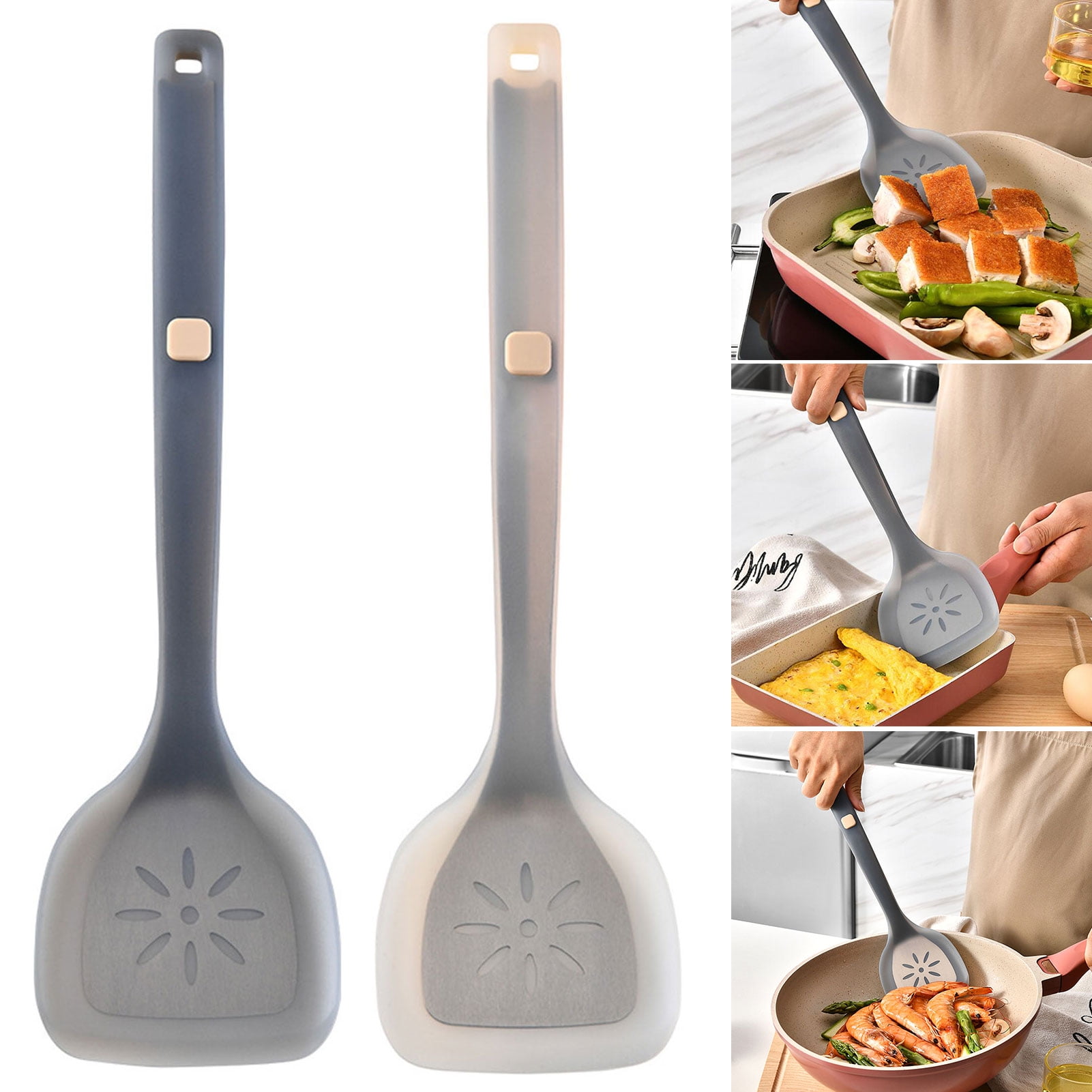 Sarkoyar Spatula Heat Resistance Food Grade Translucent Comfortable ...