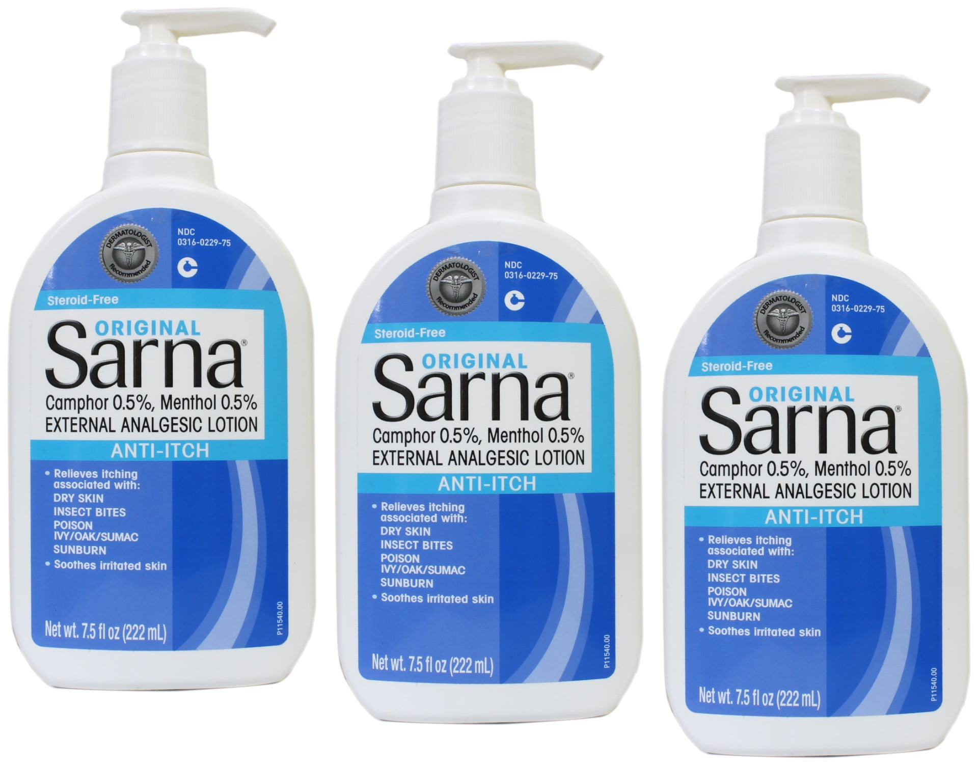 Sarna Anti-Itch Lotion, Relief for Itchy Skin, Rash, Poison Ivy ...