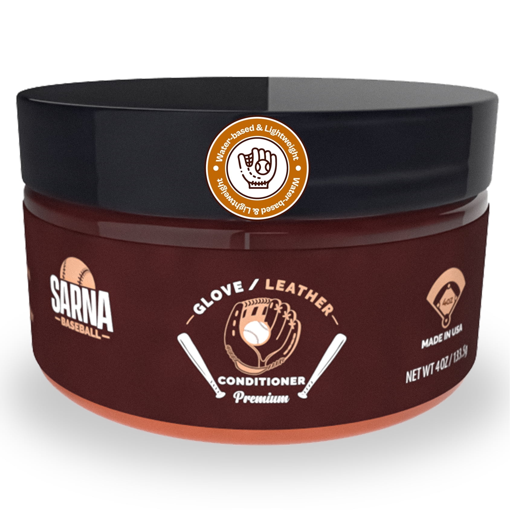 Sarna Baseball Leather Glove Conditioner - Premium Break-In and ...