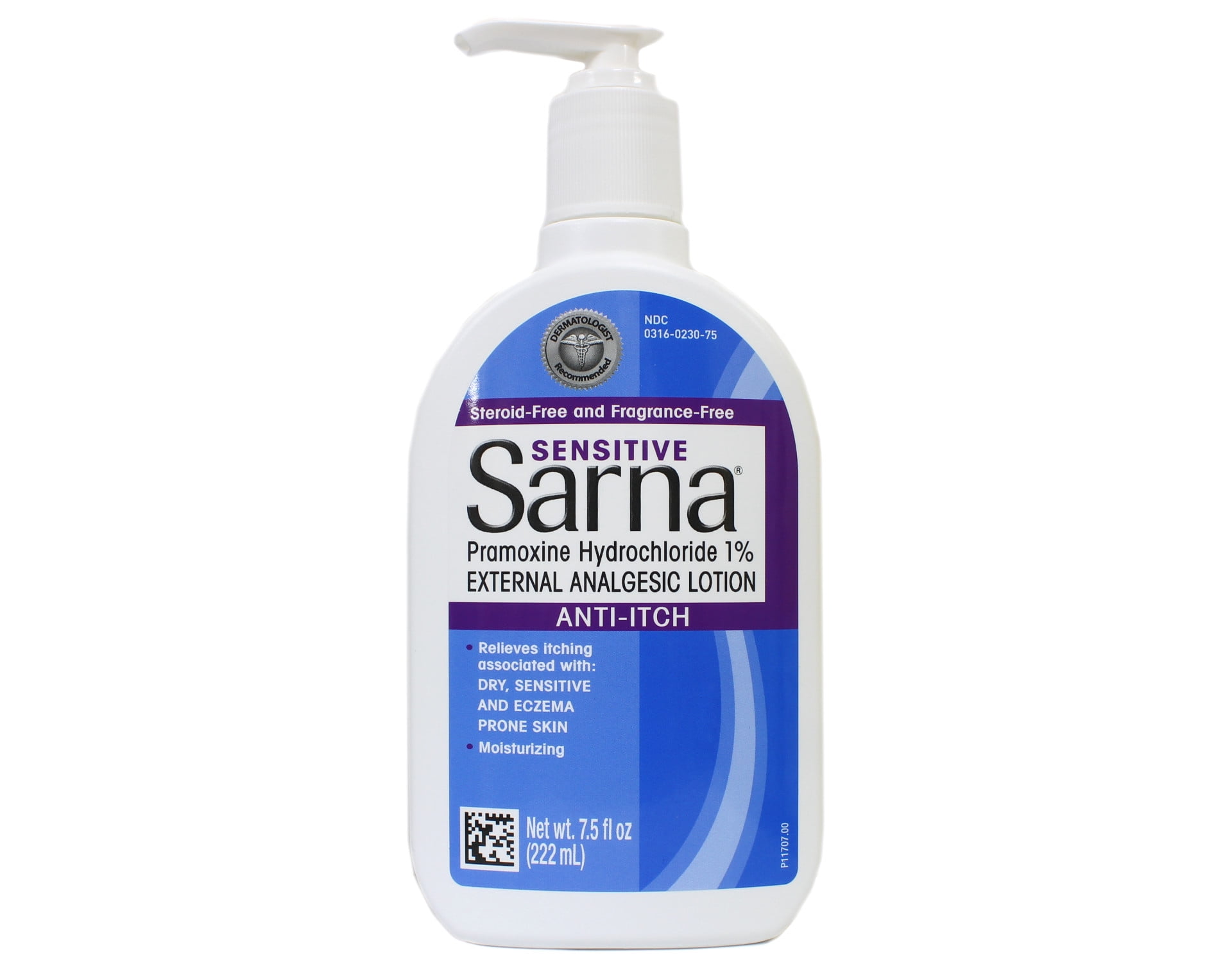 Sarna Sensitive Anti-Itch Lotion, 7.5-Ounce (222 mL) Each - Walmart.com