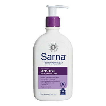 Sarna Sensitive Anti-Itch Lotion for Eczema and Sensitive Dry Skin Itch ...