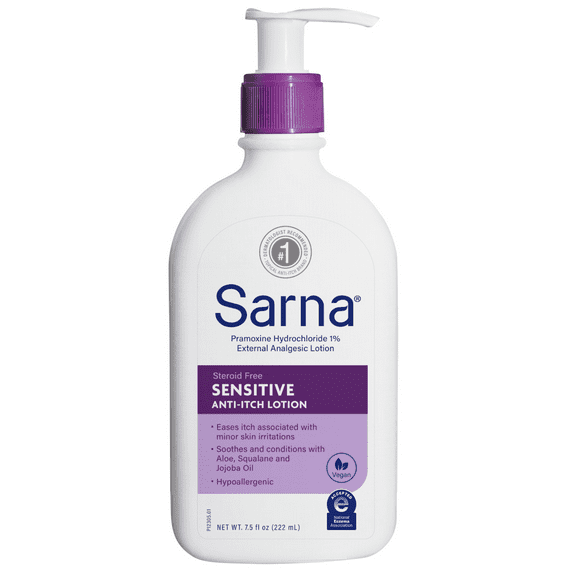 Sarna Original Anti-Itch Lotion, Sensitive Skin Relief, 7.5 oz, 4-Pack ...