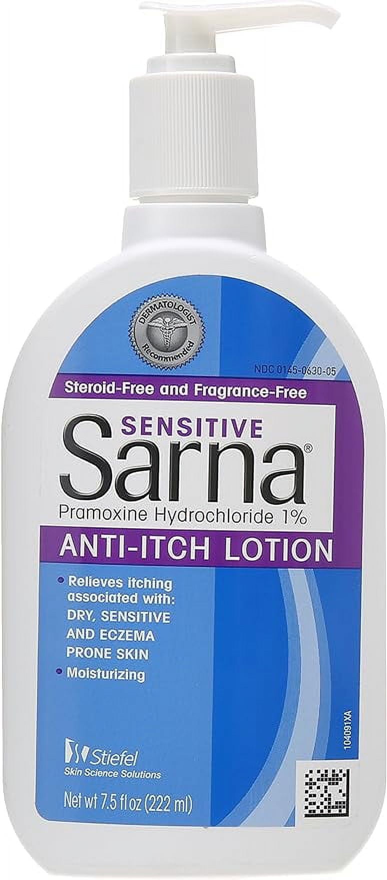 Sarna Sensitive Anti-Itch Lotion for Eczema and Sensitive Dry Skin ...