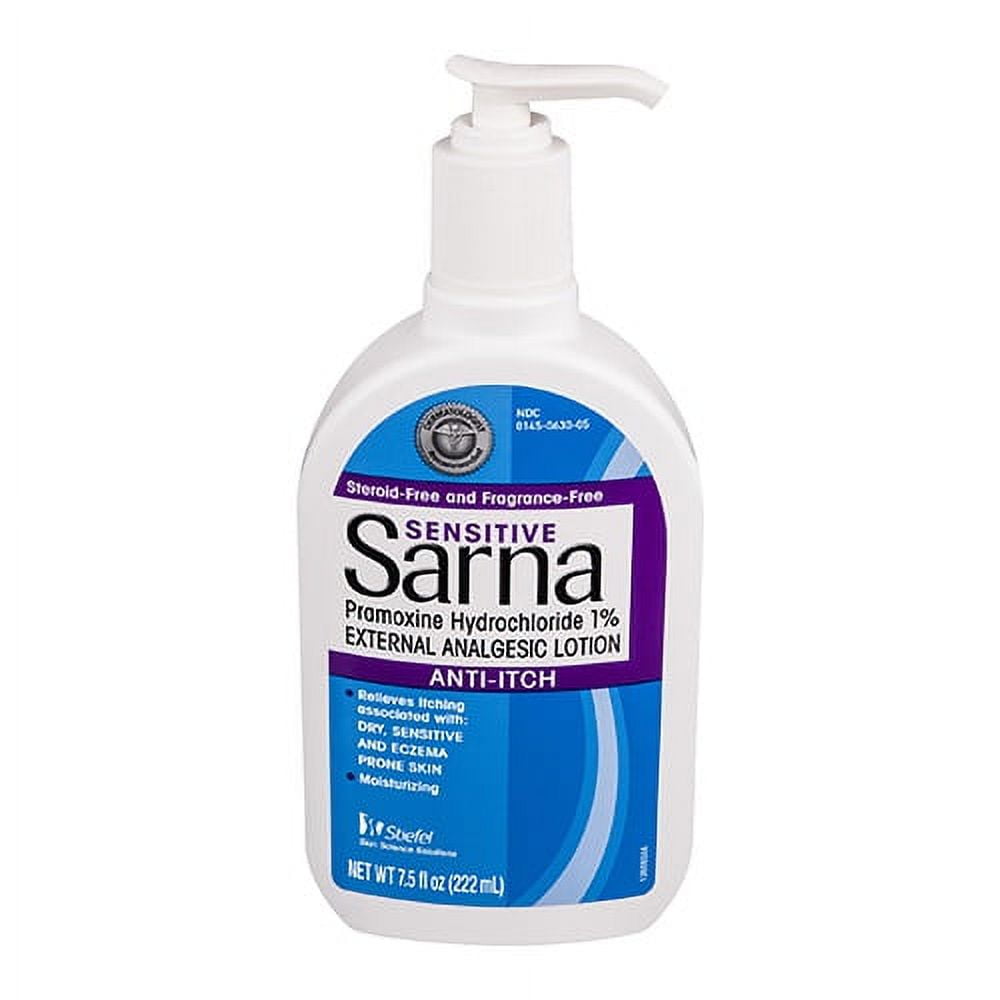 Sarna Sensitive Anti Itch Lotion with Pump, 7.5 Oz, 6 Pack - Walmart.com