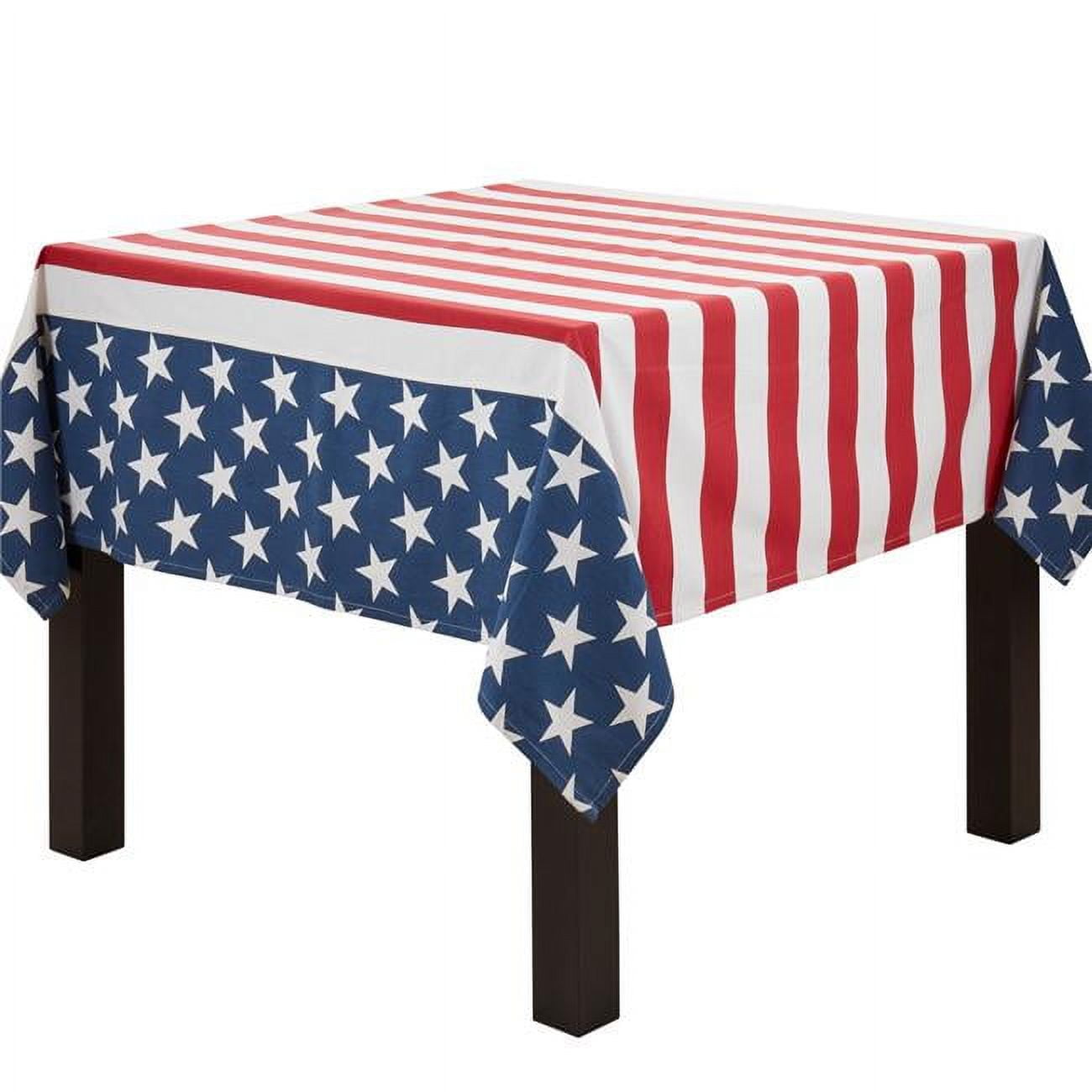 Saro Lifestyle American Flag Tablecloth - Walmart.com