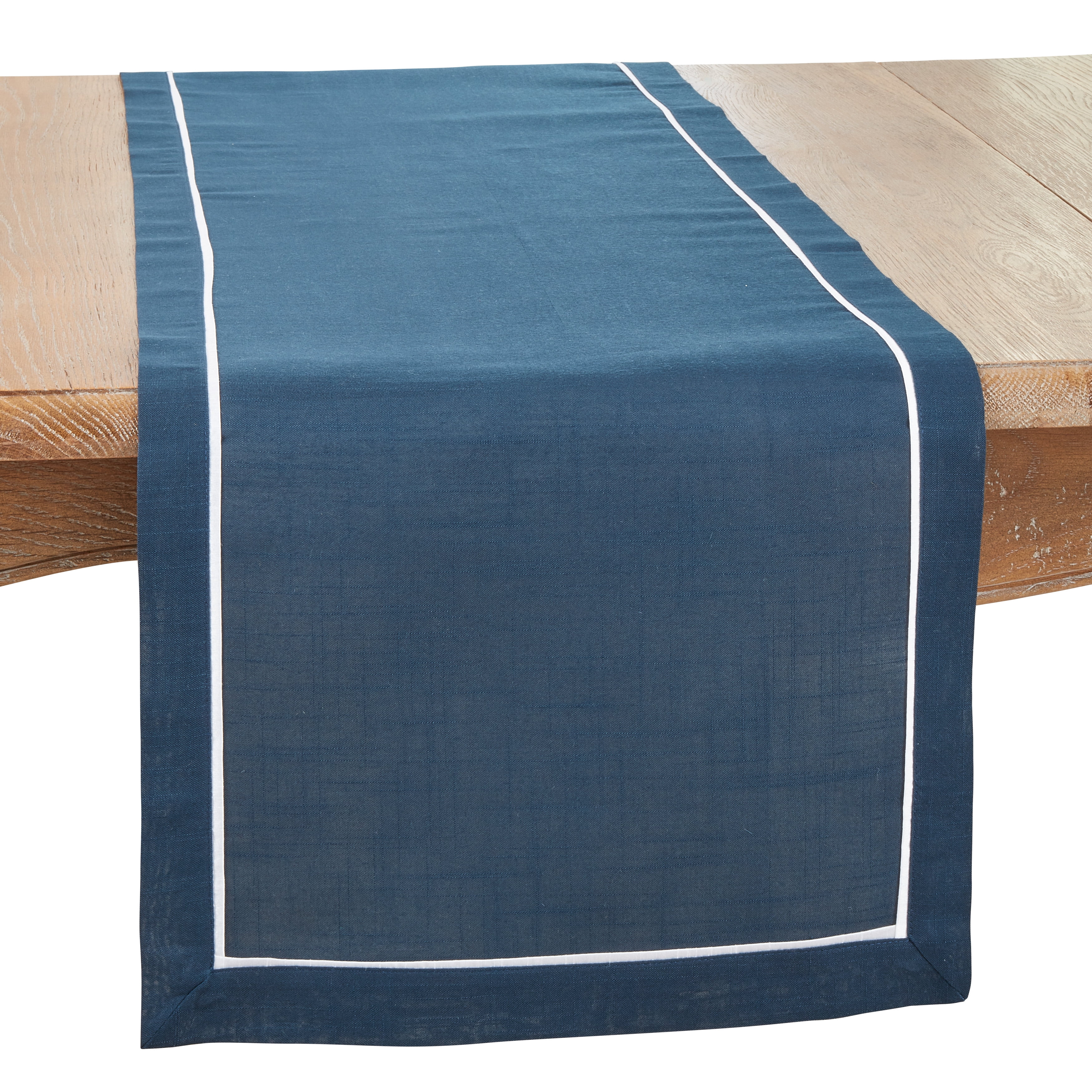 Saro Lifestyle Classic Border Design Table Runner - Walmart.com