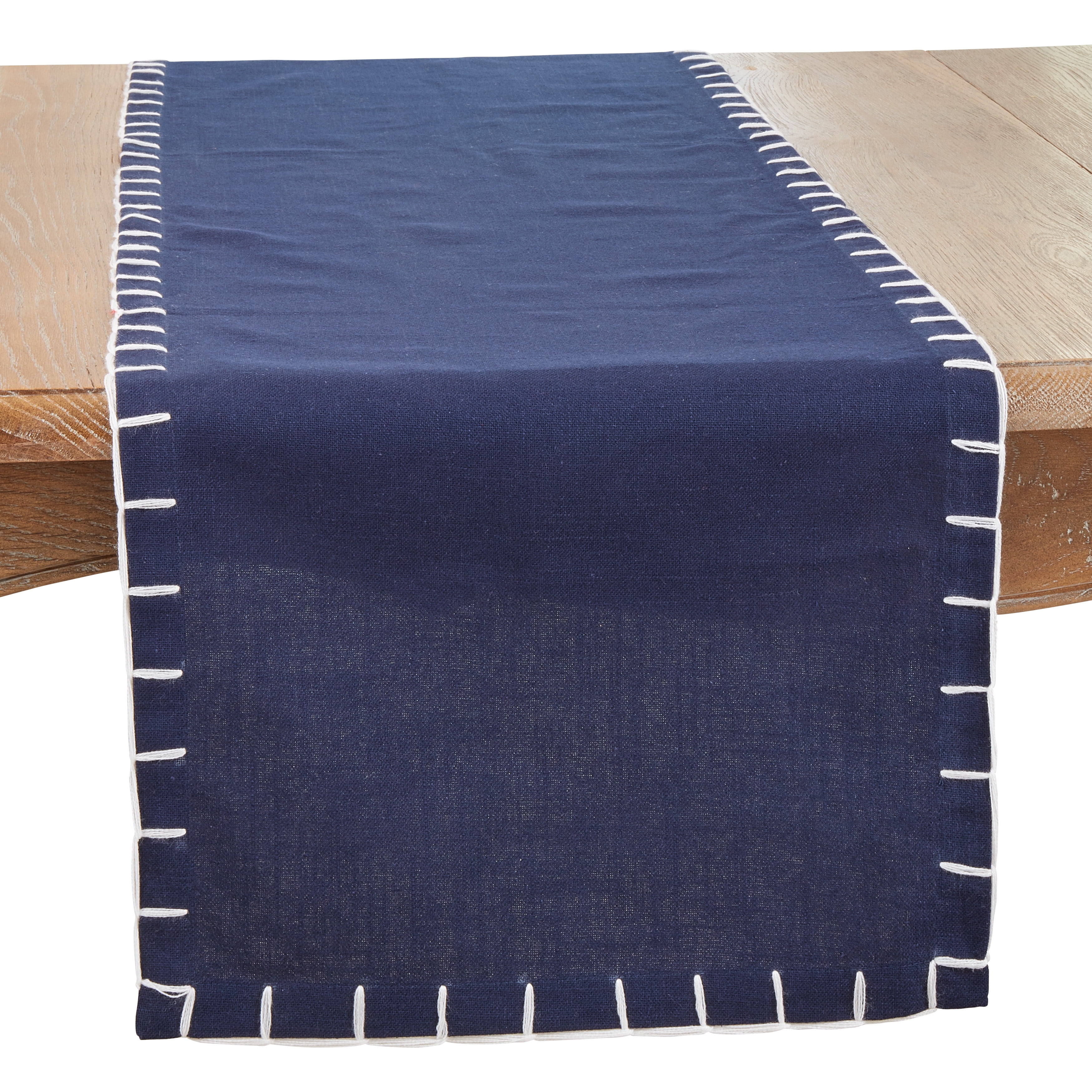 Saro Lifestyle Classic Charm Chunky Whip Stitch Table Runner - Walmart.com