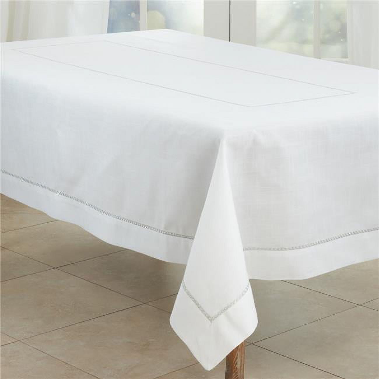 Saro Lifestyle Embroidered Border Design Tablecloth - Walmart.com