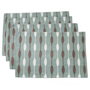 Saro Lifestyle Wooden Print Placemat (Set of 4) - Walmart.com