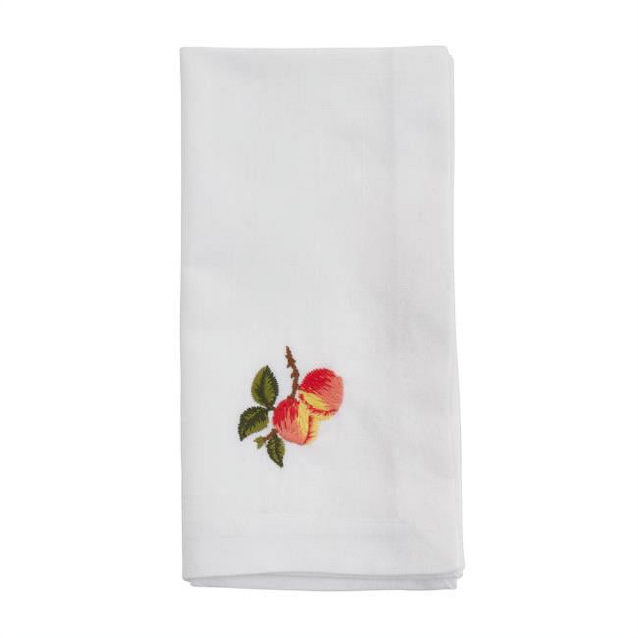 Saro Lifestyle Embroidered Peach Table Napkin (Set of 4) - Walmart.com