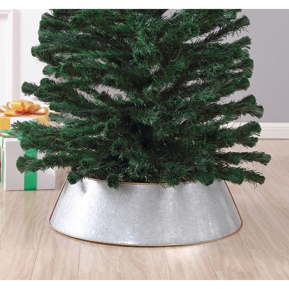 Saro Lifestyle Gold Rim Design Christmas Tree Ring 8" Height - Walmart.com
