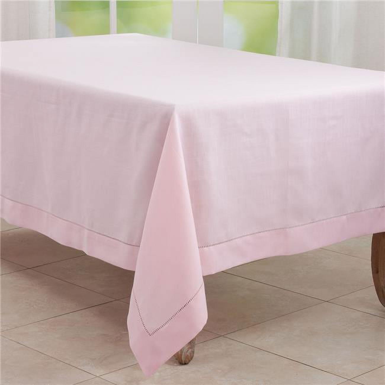 Saro Lifestyle Hemstitched Border Tablecloth - Walmart.com