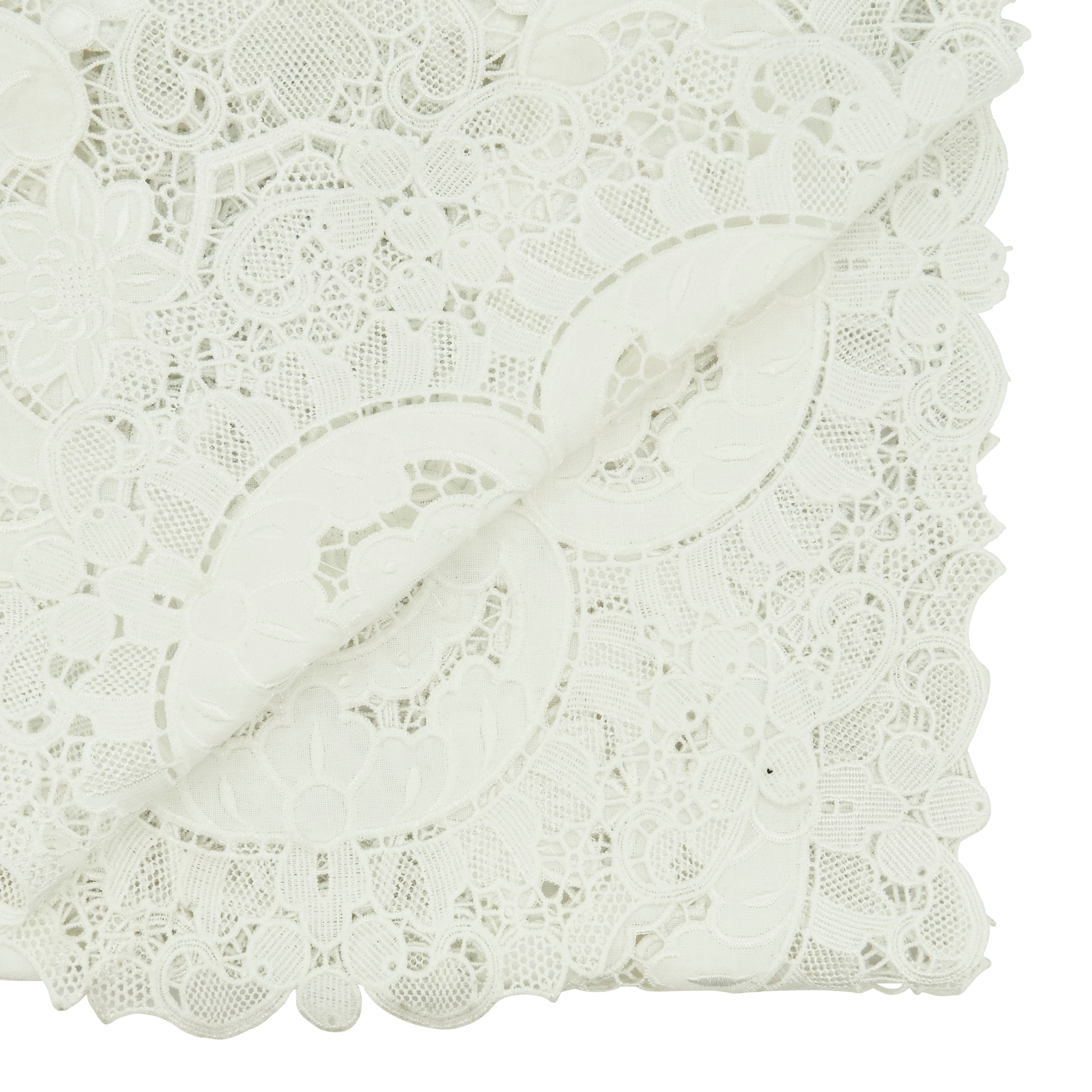 Saro Lifestyle Lace Design Table Runner - Walmart.com