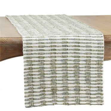 Saro Lifestyle Kantha Stitch Table Runner - Walmart.com