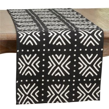 Saro Lifestyle Mud Cloth Table Runner - Walmart.com