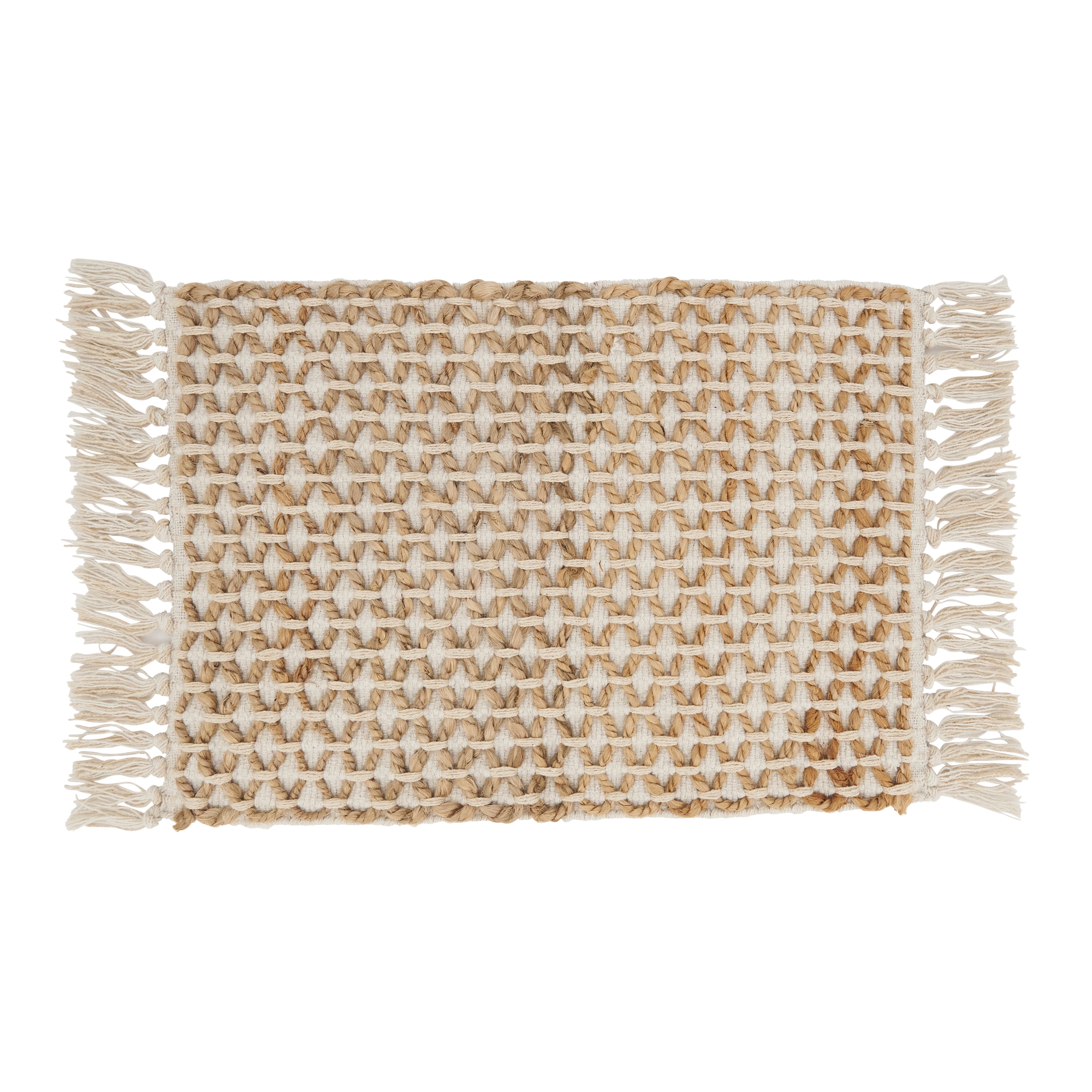 Saro Lifestyle Jute Rope Placemats, Set of 4, Rustic Table Mats ...