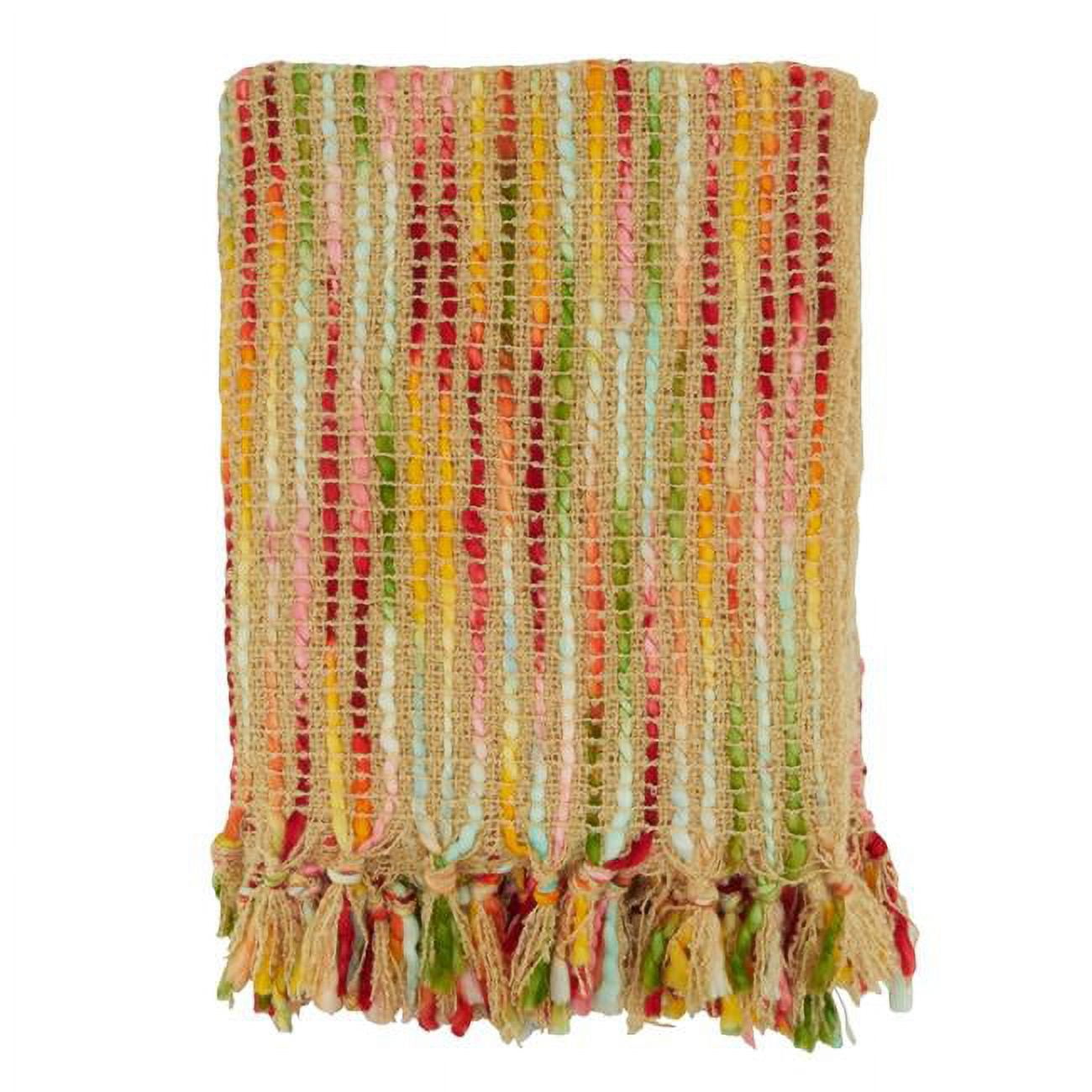 Saro Lifestyle Rainbow Throw Blanket - Walmart.com