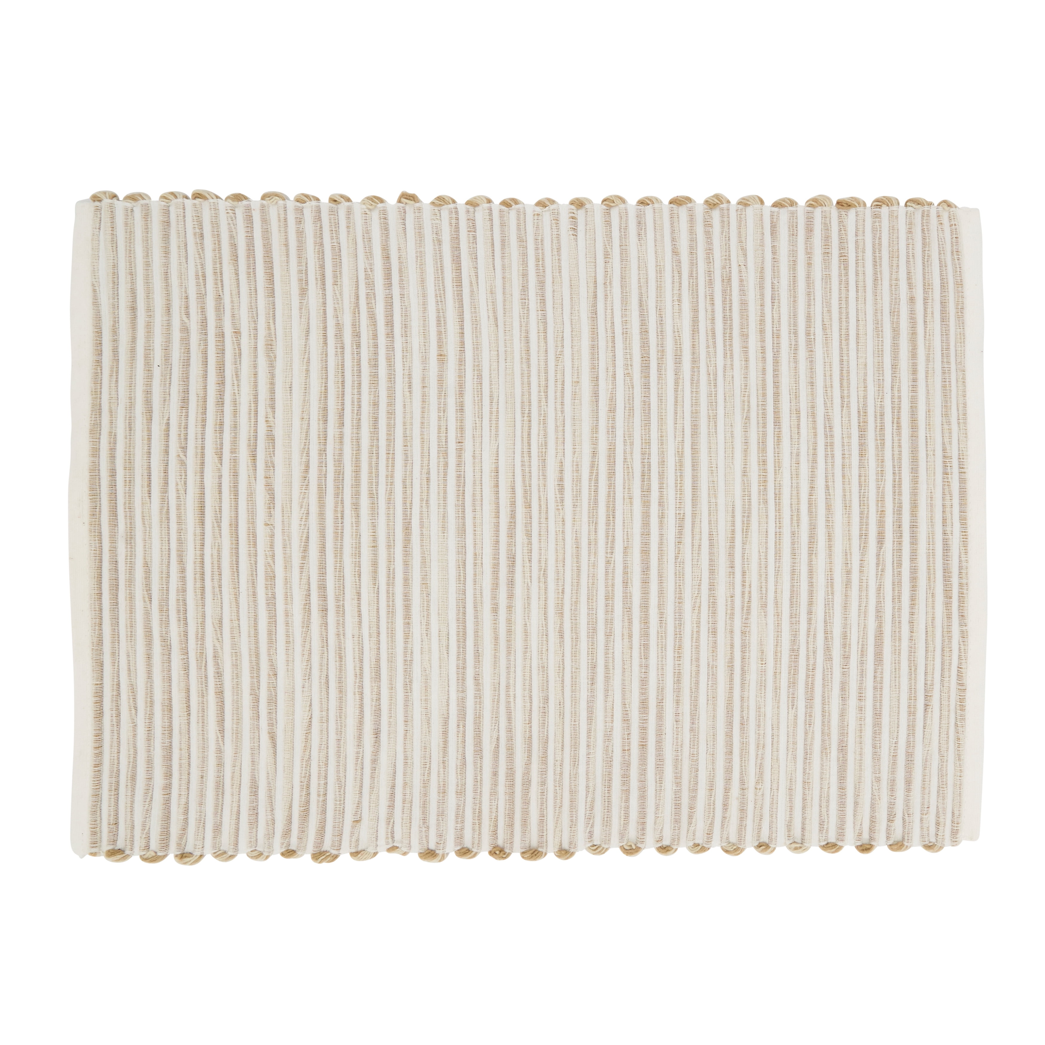 Saro Lifestyle Ribbed Cotton Placemat (Set of 4) - Walmart.com