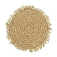 Saro Lifestyle Rustic Raffia Fringe Placemat (Set of 4) - Walmart.com