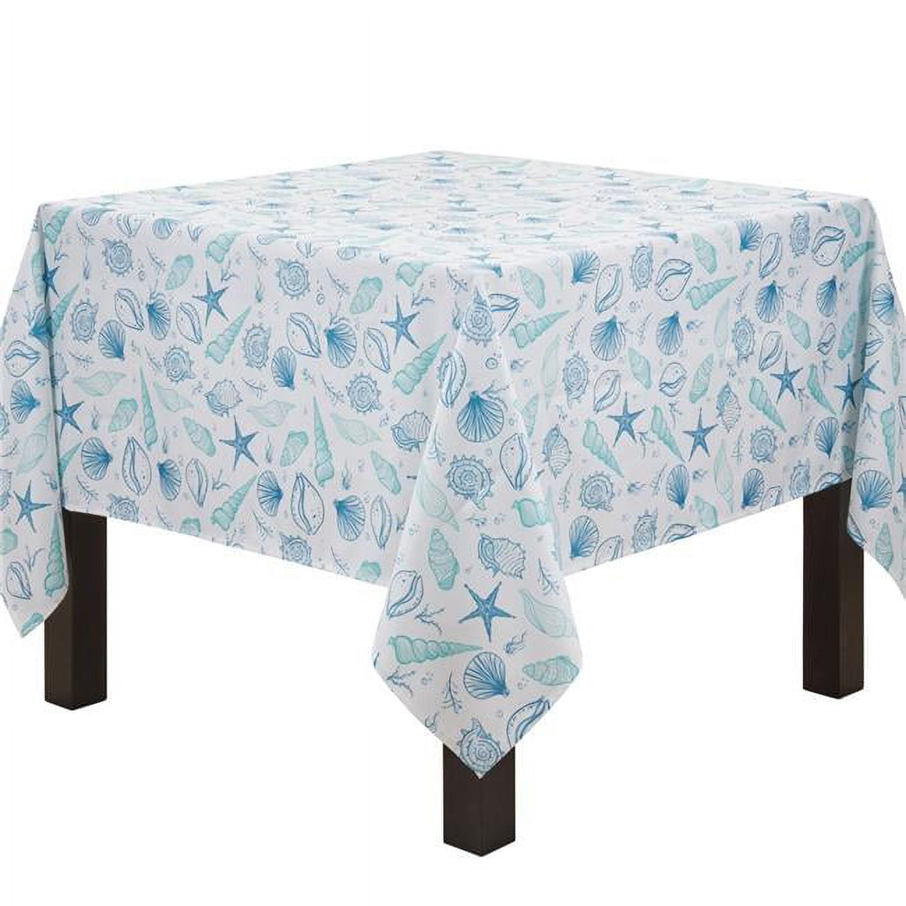 Saro Lifestyle Seashell Design Tablecloth - Walmart.com