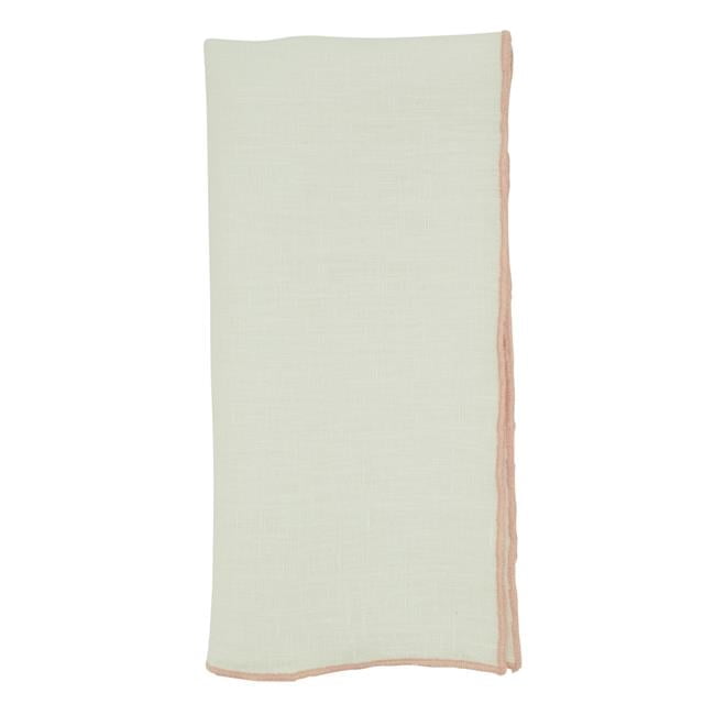 Saro Lifestyle Stonewashed Stitch Border Table Napkin (Set of 4 ...