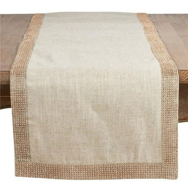 Saro Lifestyle Chunky Chindi Table Runner - Walmart.com