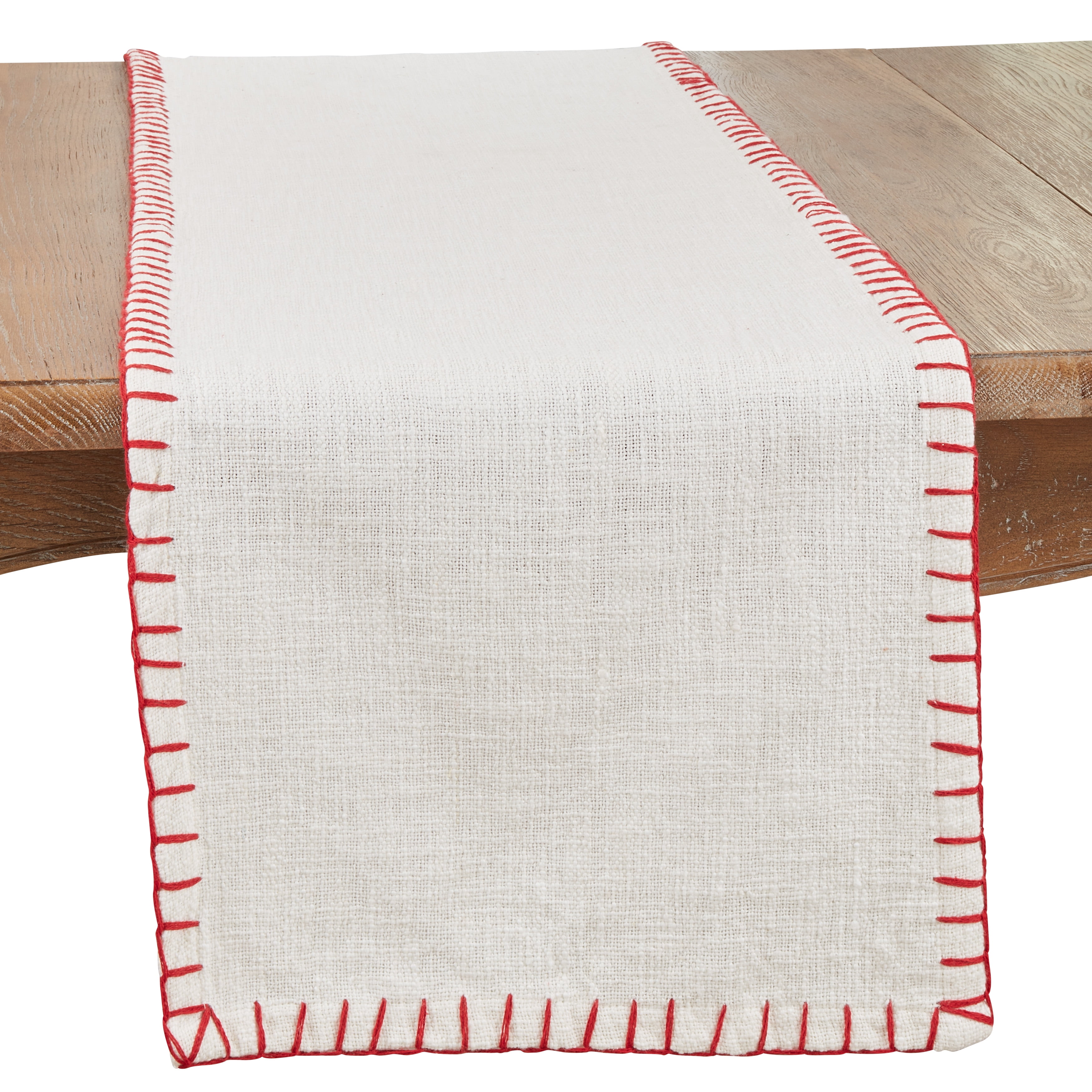 Saro Lifestyle Woven Warmth Whip Stitch Table Runner - Walmart.com