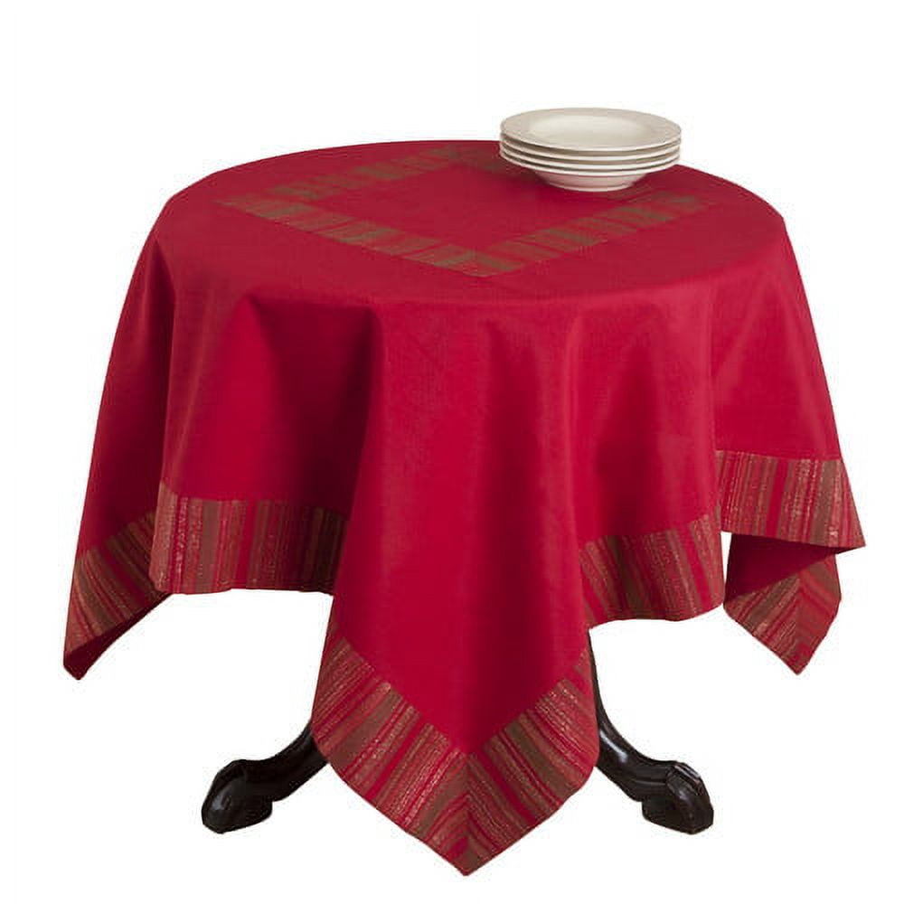 Saro Striped Table Topper - Walmart.com