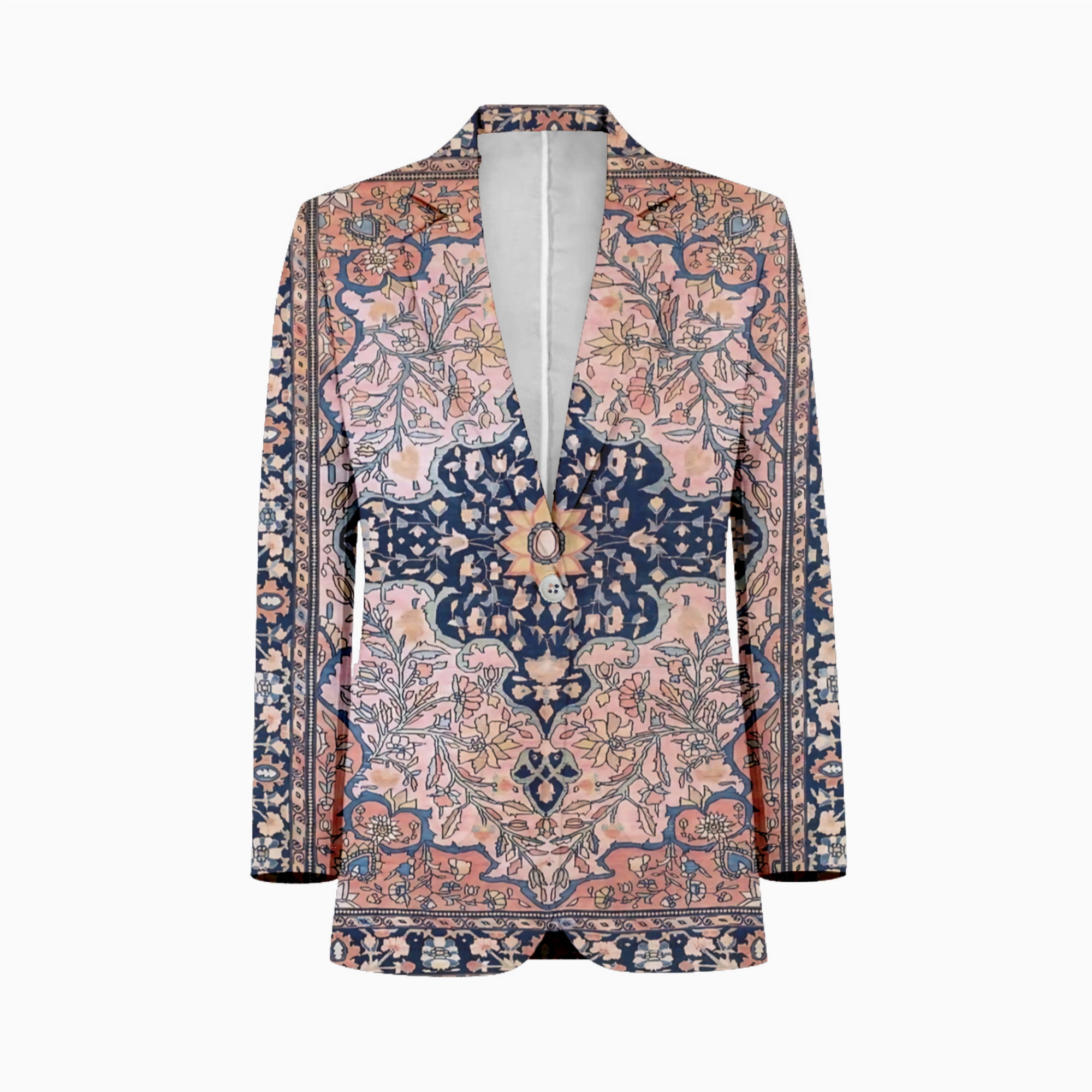 Sarouk Antique West Persian Rug Print Customized Men's Suits full man ...