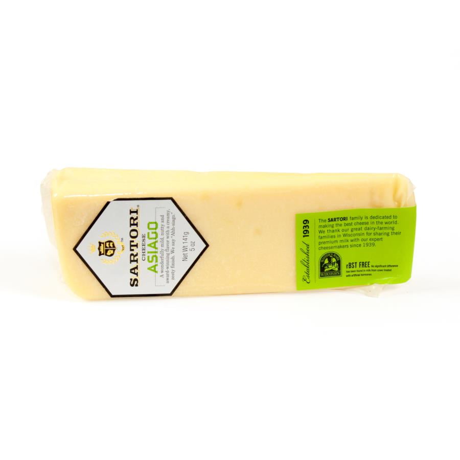 Sartori Asiago Cheese Wedge, 5 Ounce -- 12 per case. - Walmart.com