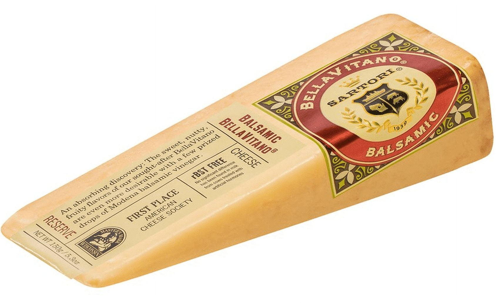 Sartori Bellavitano Balsamic Cheese, 5.3OZ, 12 Pack - Walmart.com