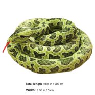 Alba the Albino Burmese Python | 100 Inch Long Stuffed Animal Plush ...