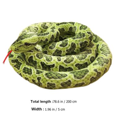 Alba the Albino Burmese Python | 100 Inch Long Stuffed Animal Plush ...