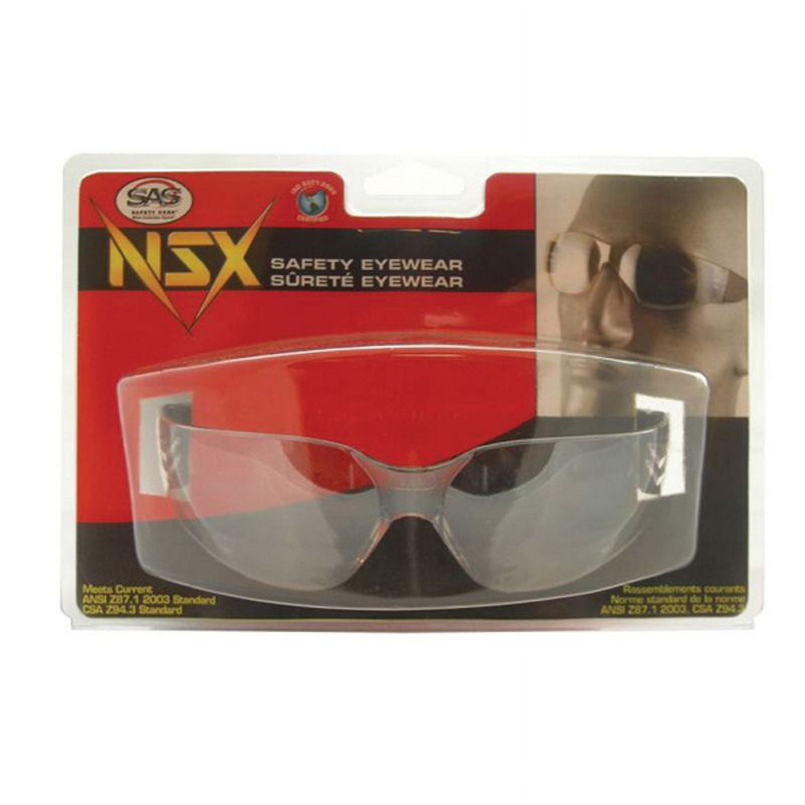 SAS Safety Corp. 5340-50 Lightweight Safety Glasses, Clear Lens ...
