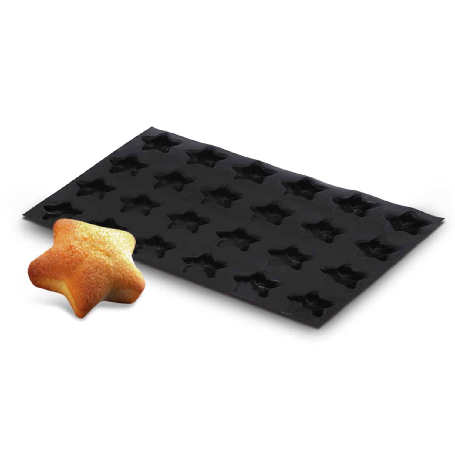Sasa Demarle FP 1131 Flexipan Origine Mold with 24 Star Cavities ...