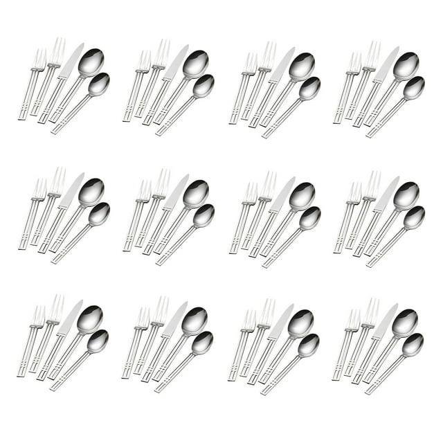 Sasaki 60pc Silverware Set, 18/8 Stainless Steel, Service for Twelve ...