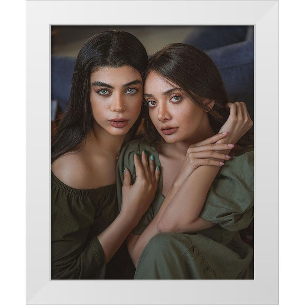 Sasani, Behrouz 20x24 White Modern Wood Framed Museum Art Print Titled ...