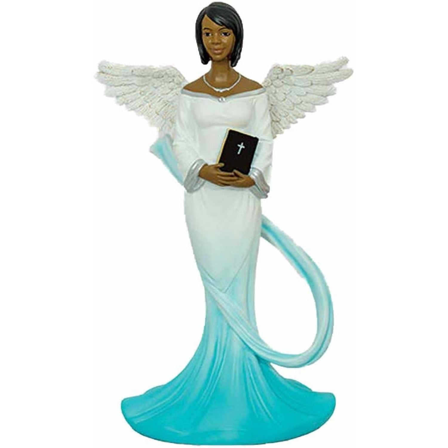 Sash Angel in Cyan African American Angel Statue - Walmart.com