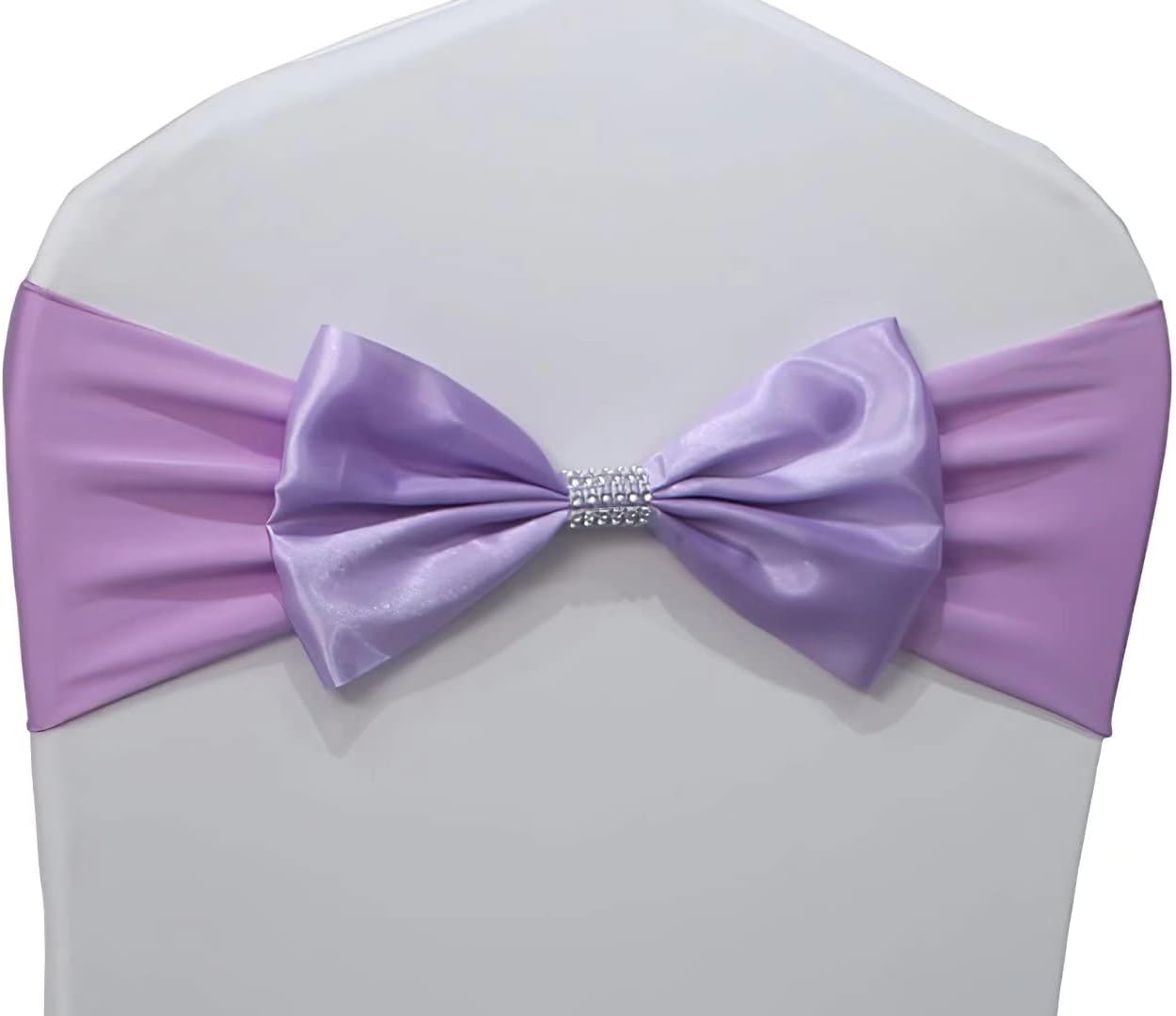Sash Bow Spandex Chair Sashes Bows Tied for Wedding Chairs Decorations ...