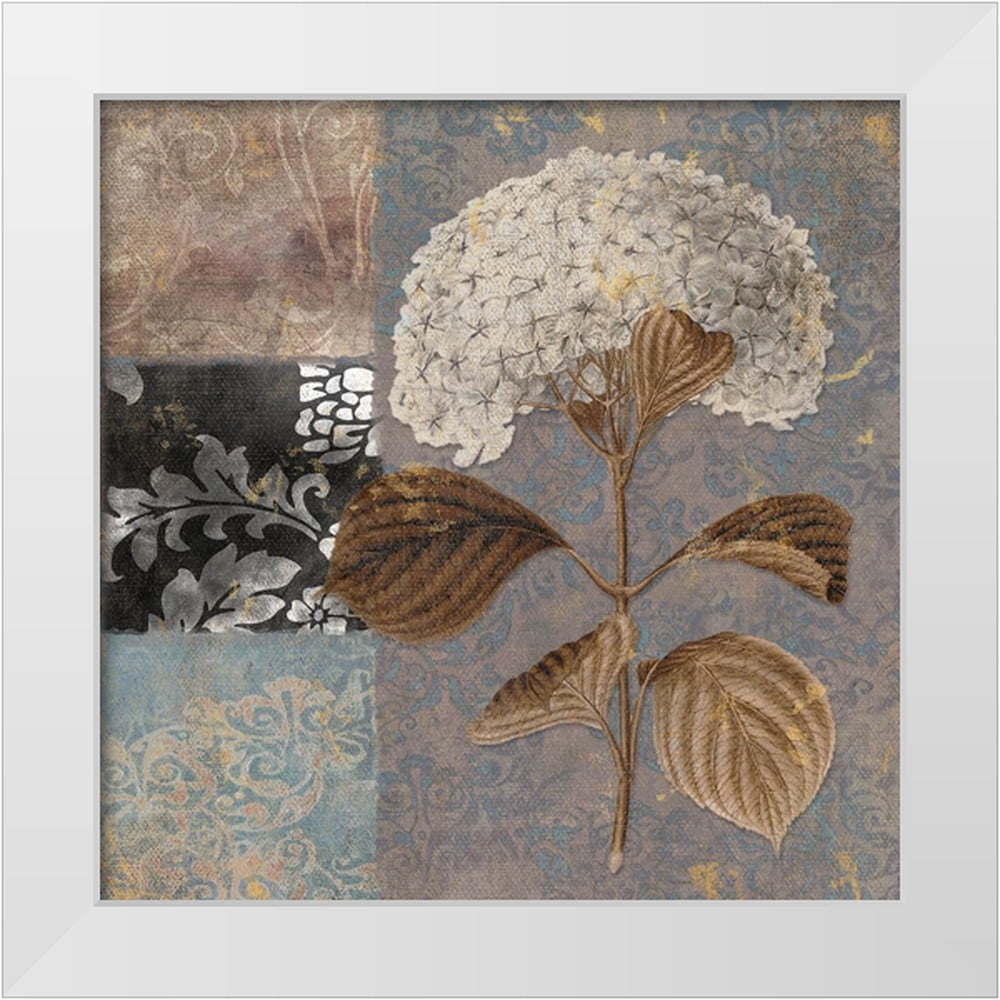 Sasha 15x15 White Modern Wood Framed Museum Art Print Titled - Cocoa ...
