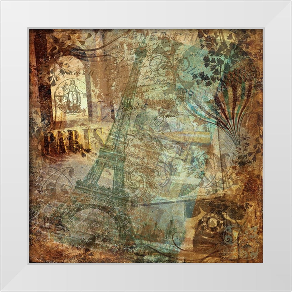 Sasha 26x26 White Modern Wood Framed Museum Art Print Titled ...