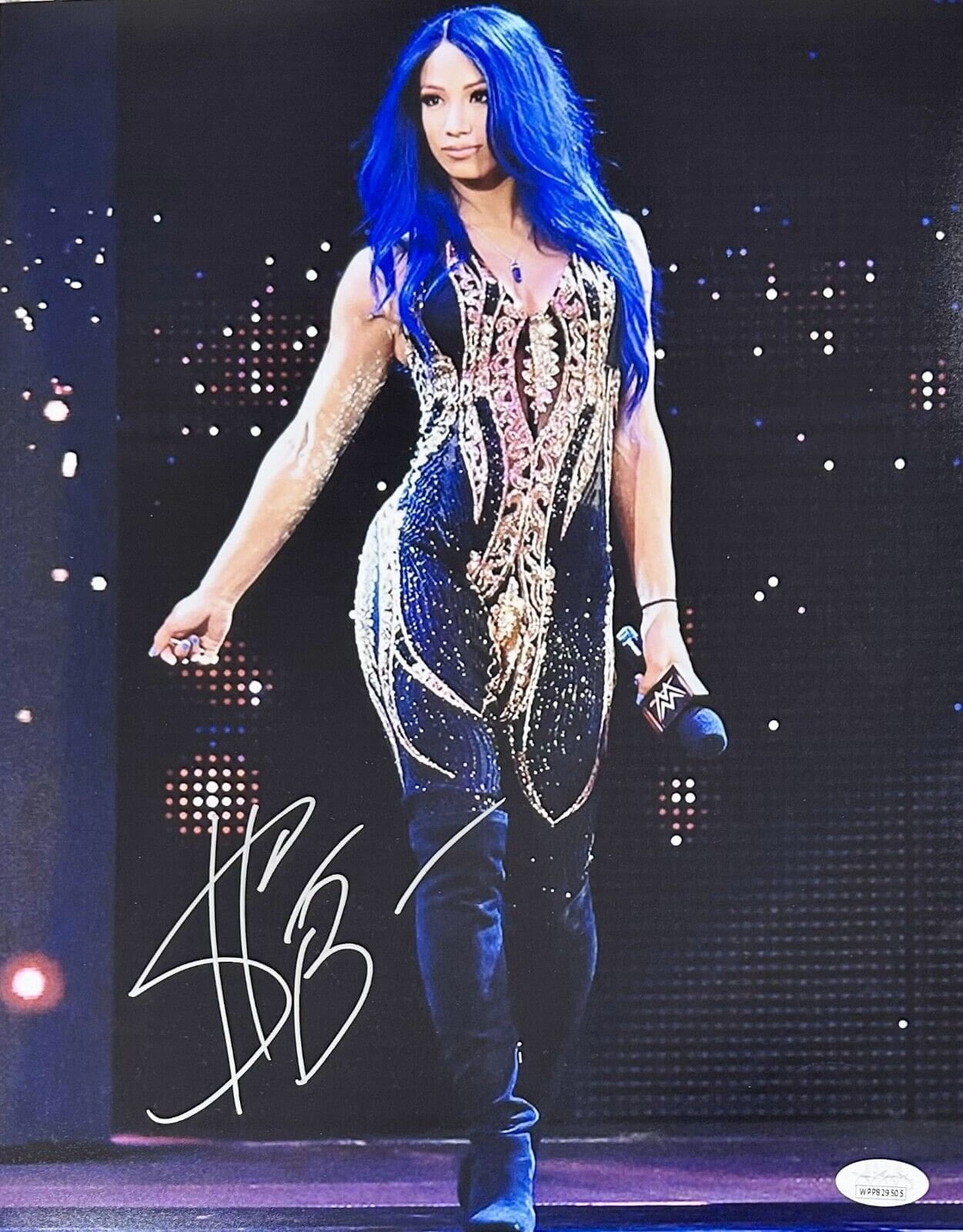 Sasha Banks Signed Autographed 11x14 Photo JSA Authenticated #2 WWE ...