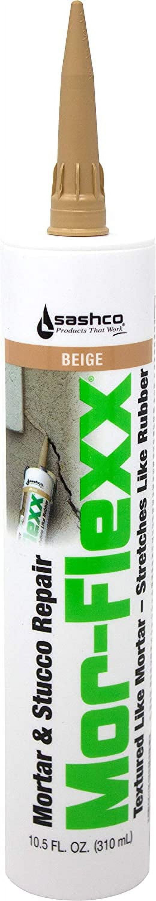 Sashco 15010 Beige Grout Caulking, Mortar and Stucco Repair Sealant for ...