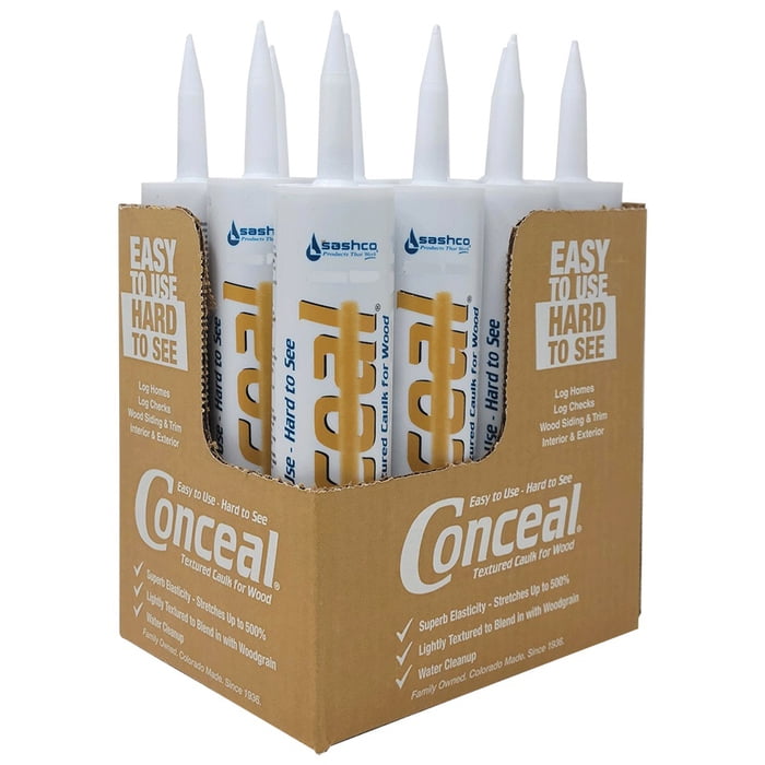 Sashco 46060 10.5 oz. Santa Fe Trail Conceal Textured Caulk Redwood ...