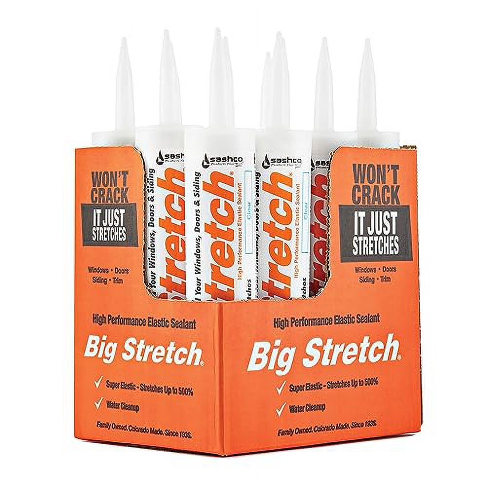 Sashco - BIG-P-C-12 Big Stretch Acrylic Latex High Performance Caulking ...