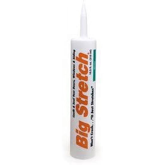 Sashco Big Stretch Acrylic Latex Caulk - Waterproof, Clear - 10.5 oz ...