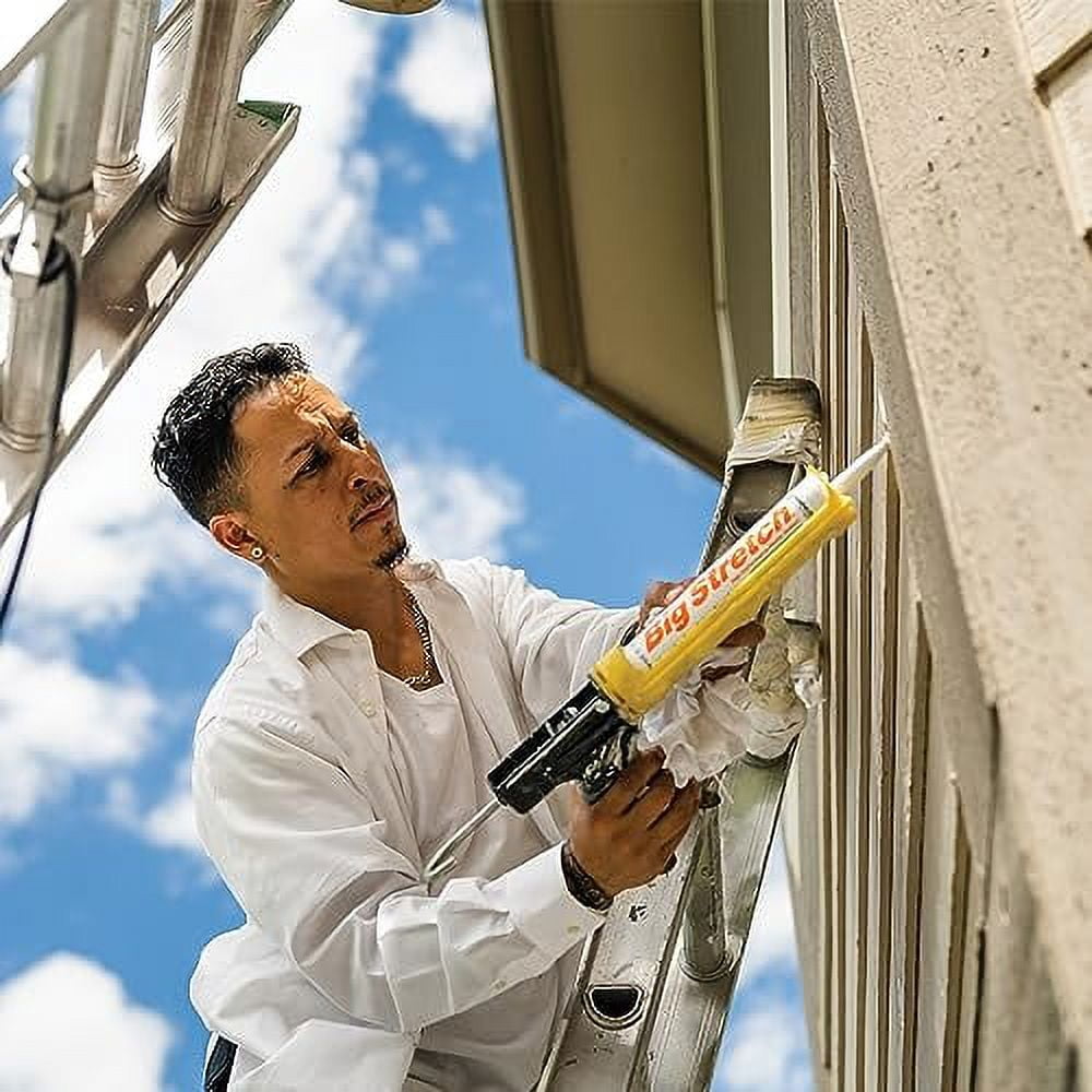 Sashco Big Stretch Acrylic Latex High-Performance Caulking Sealant, 10. ...