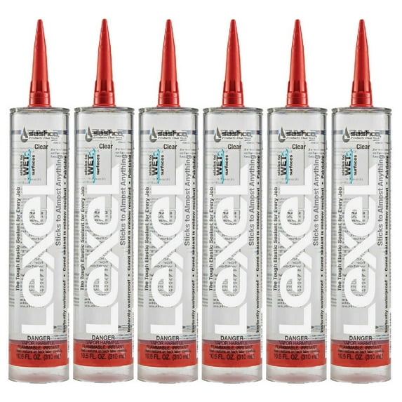 Sashco Lexel 10.5-oz Multi-Use Clear Paintable Solvent Adhesive Caulk ...