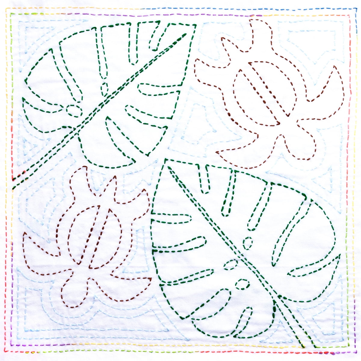 Sashiko World Hawaii Stamped Embroidery Kit-Honu (turtle) - Walmart.com